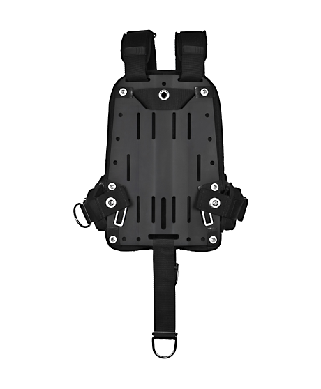 Diving harness with backplate pad and weight pockets - XDEEP